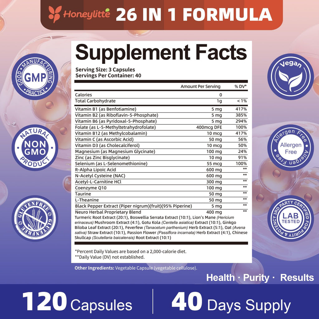 support nerve health with Alpha Lipoic Acid