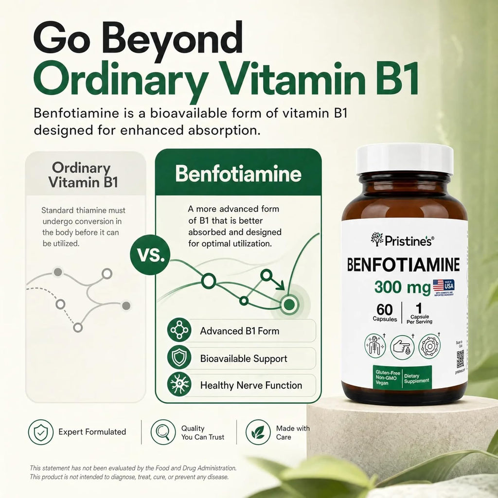 support nerve health with benfotiamine