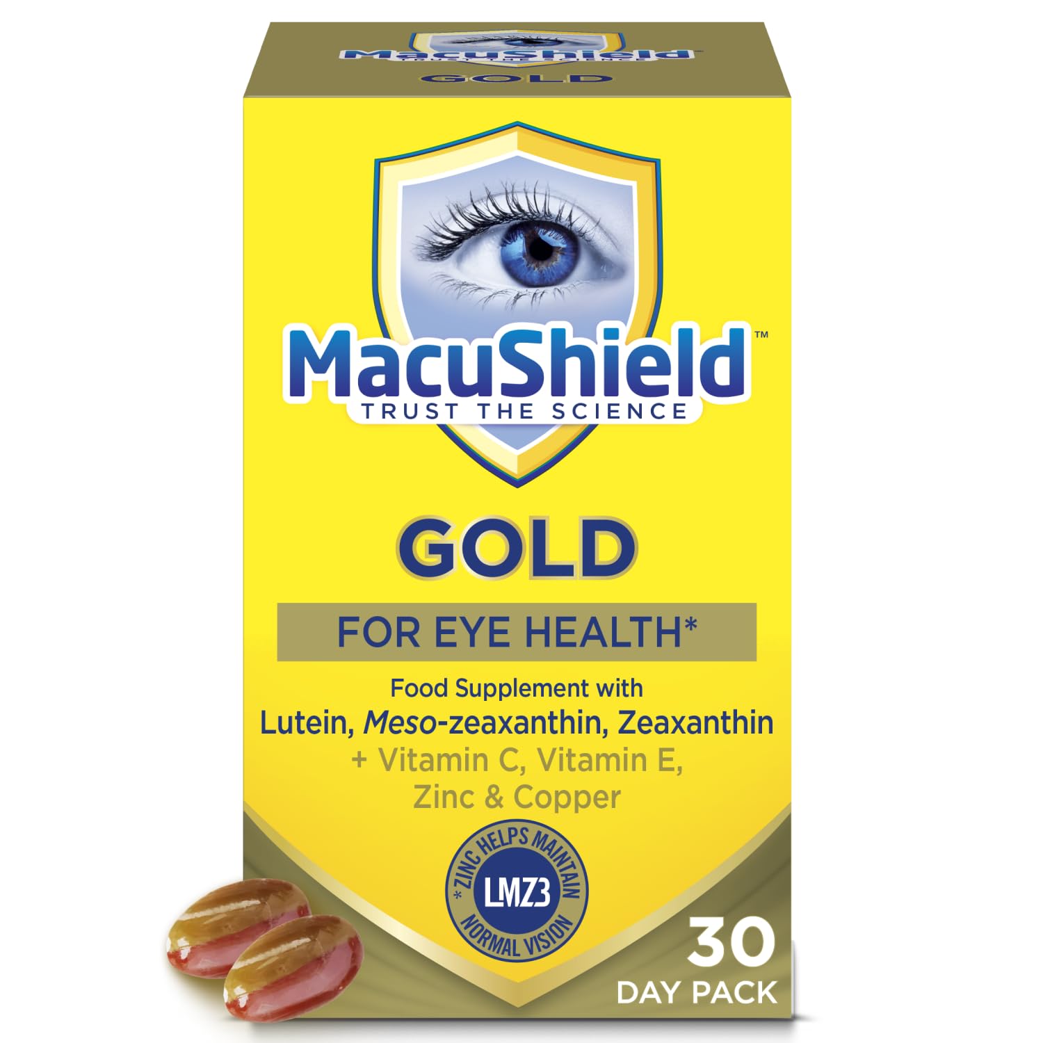 support normal vision with lutein