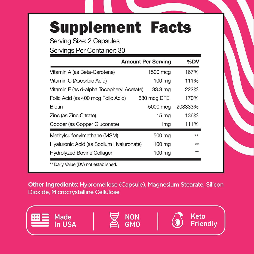 Support overall wellness with biotin