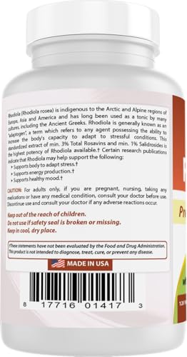 Support overall wellness with Rhodiola