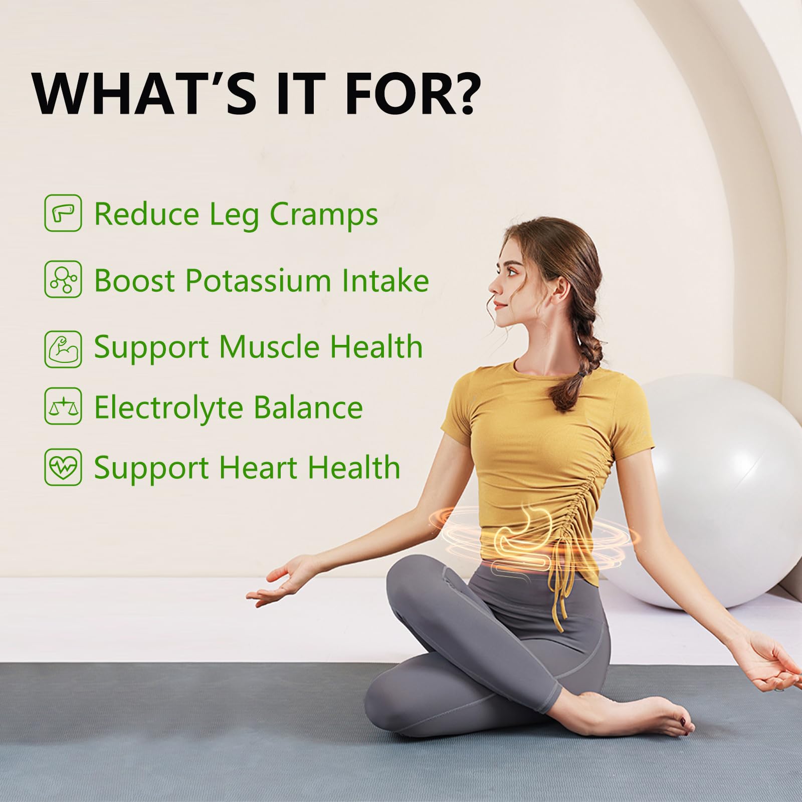 support potassium levels with capsules