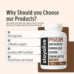 support prostate health with Pygeum