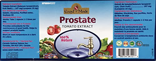 support prostate health with tomato extract