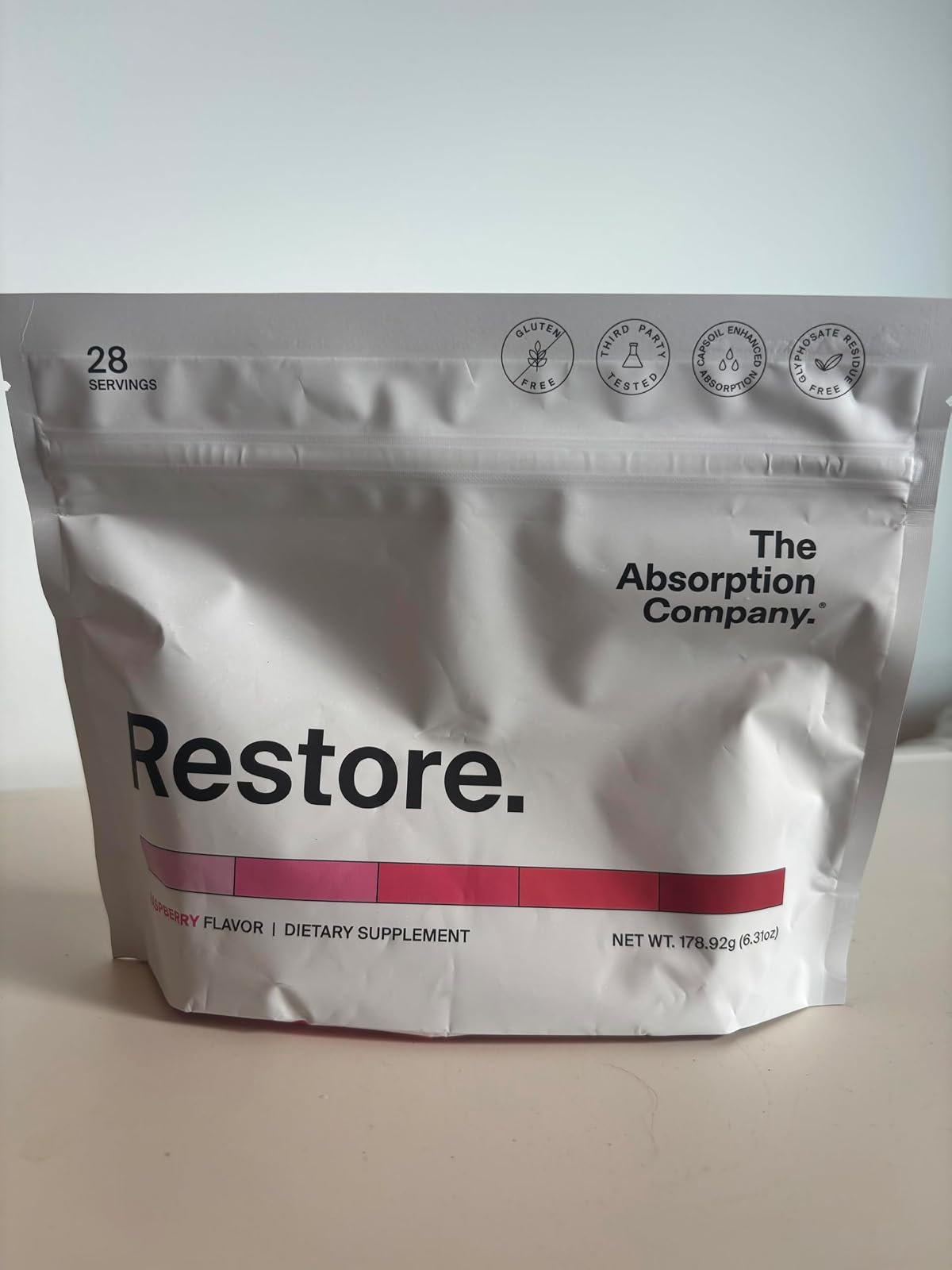 Support recovery with electrolyte blend
