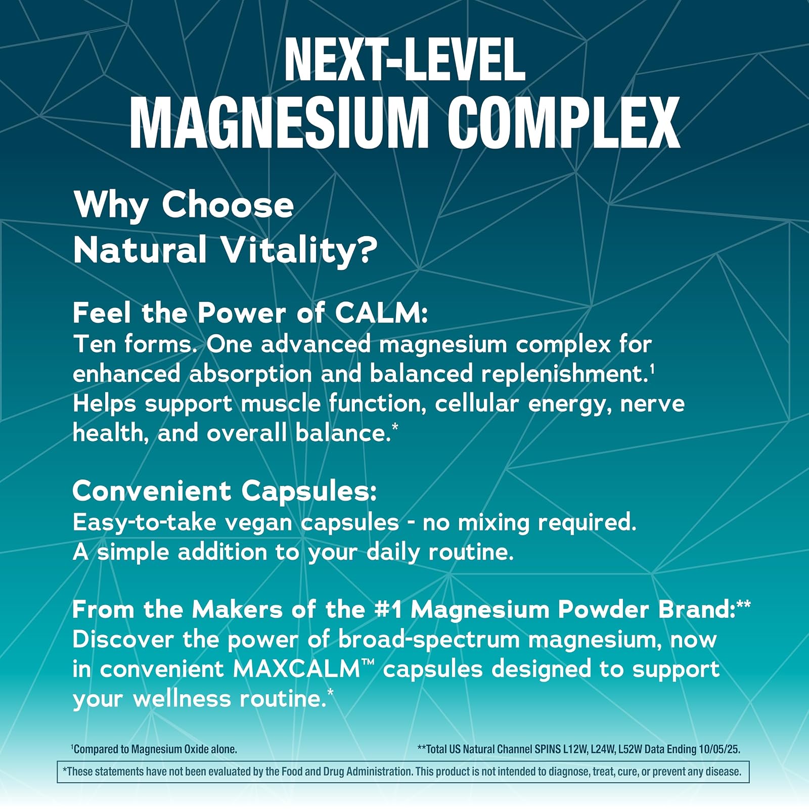 support relaxation with MaxCalm magnesium