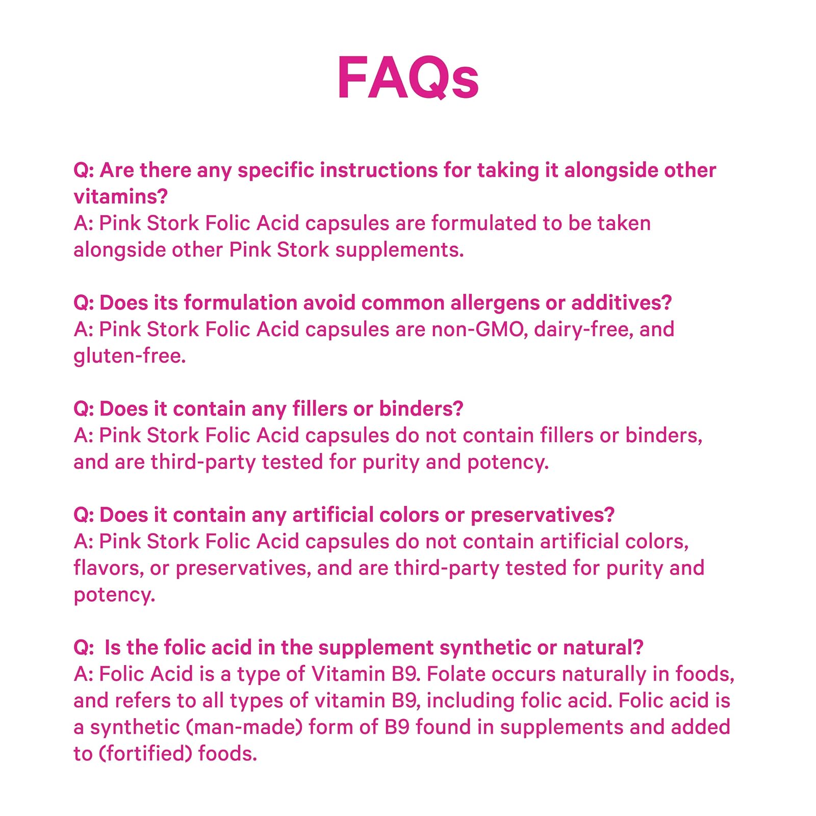 Support reproductive health with folate