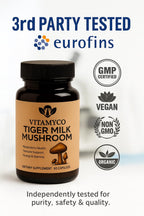 Support respiratory function with Tiger Milk Mushroom