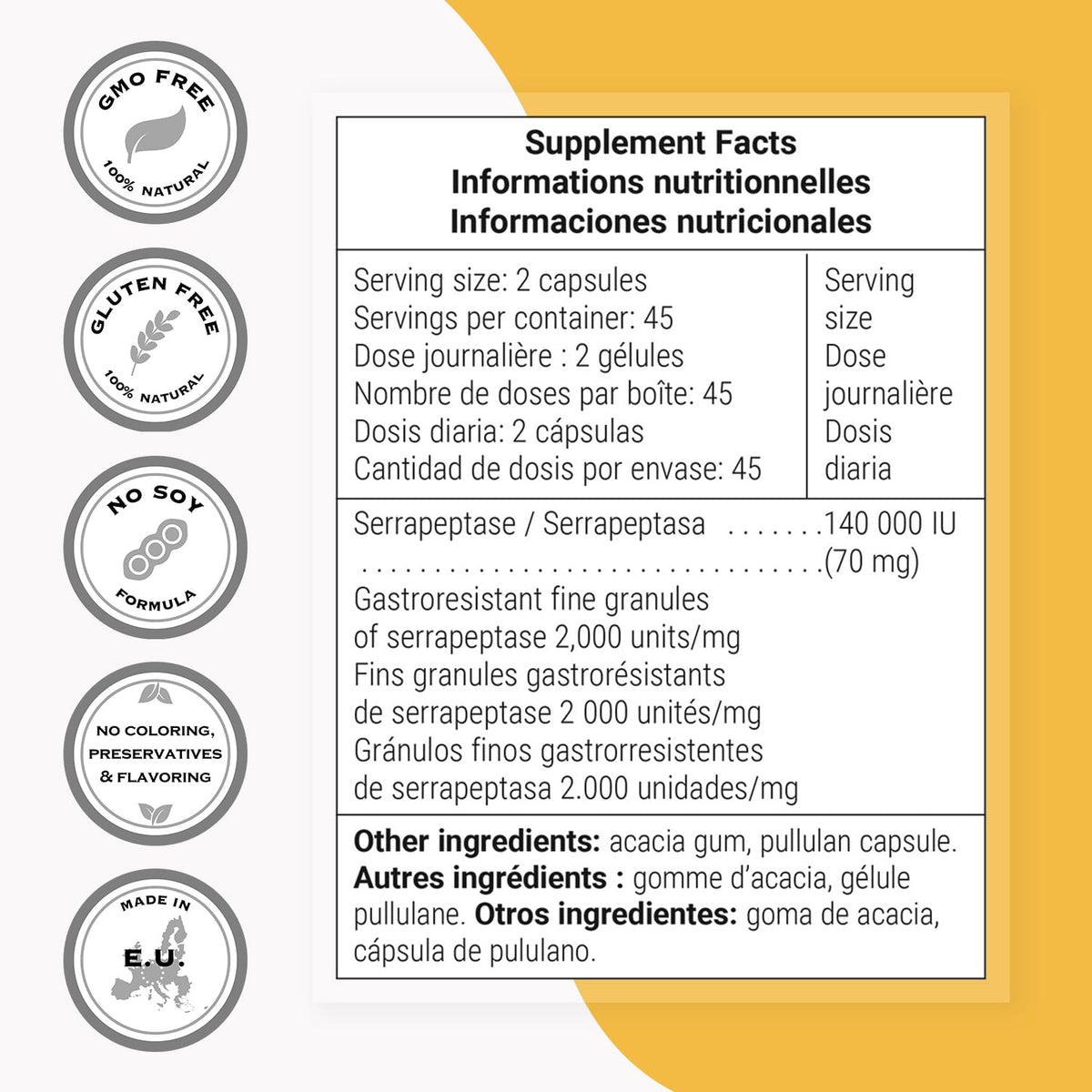 Support respiratory health with Serrapeptase