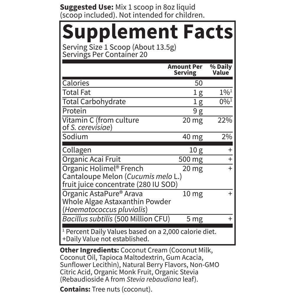 support skin elasticity with collagen