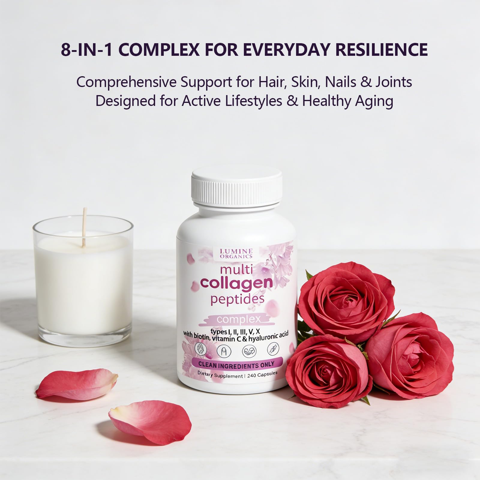 support skin elasticity with collagen