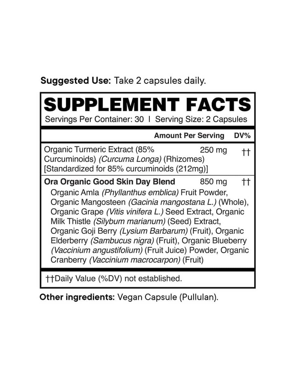 support skin elasticity with turmeric
