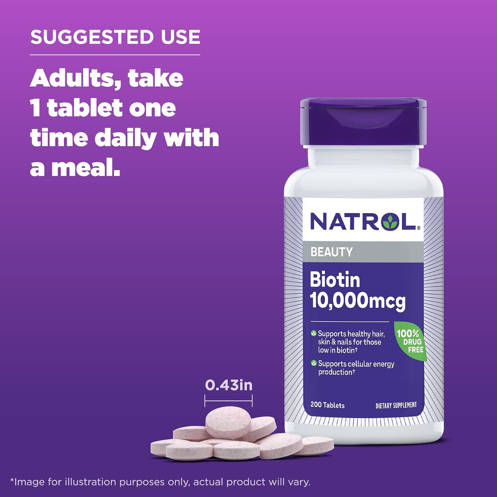 support skin health with biotin