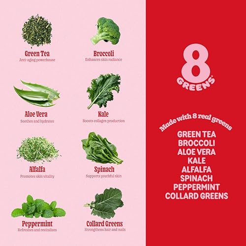 support skin health with supergreens