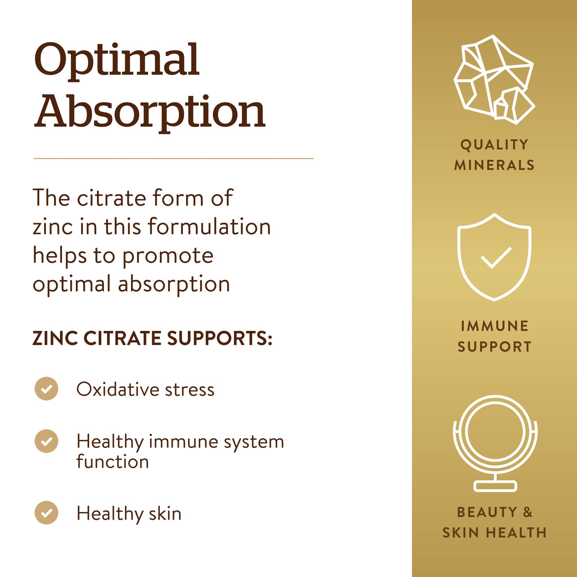 Support skin health with zinc