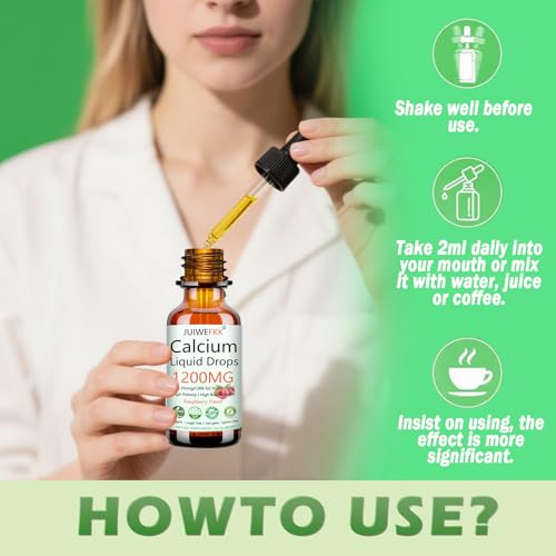 support strong bones with calcium drops