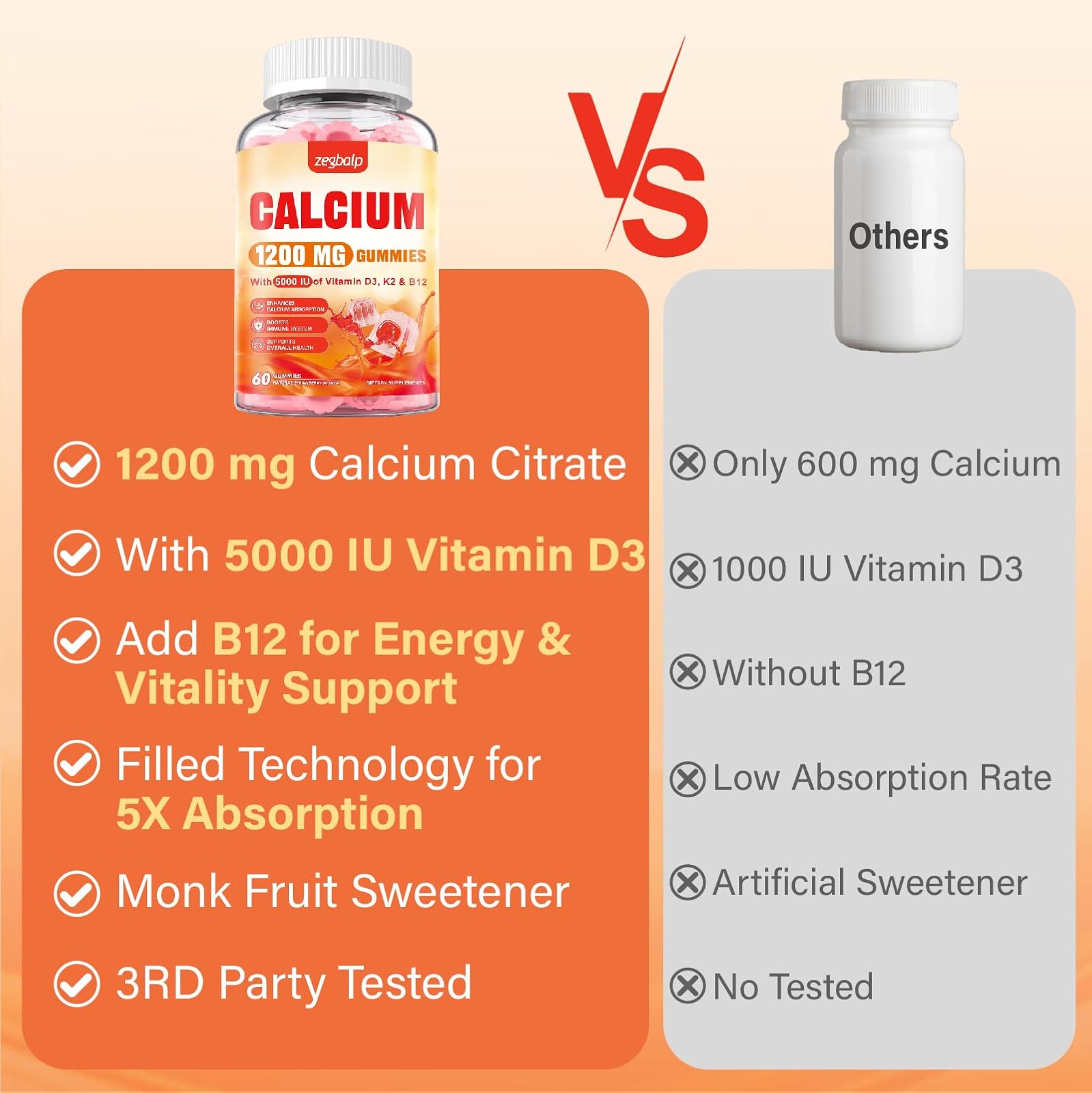 support strong bones with calcium