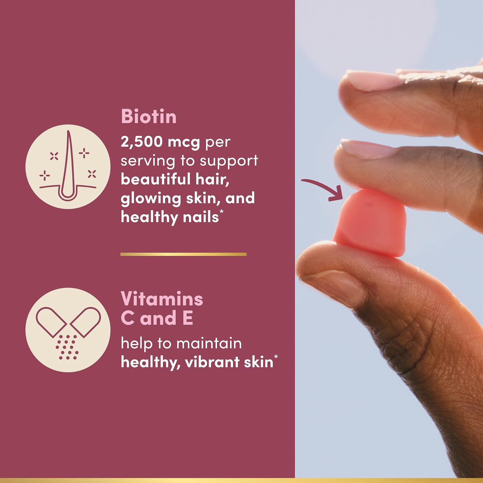 support strong nails and glowing skin