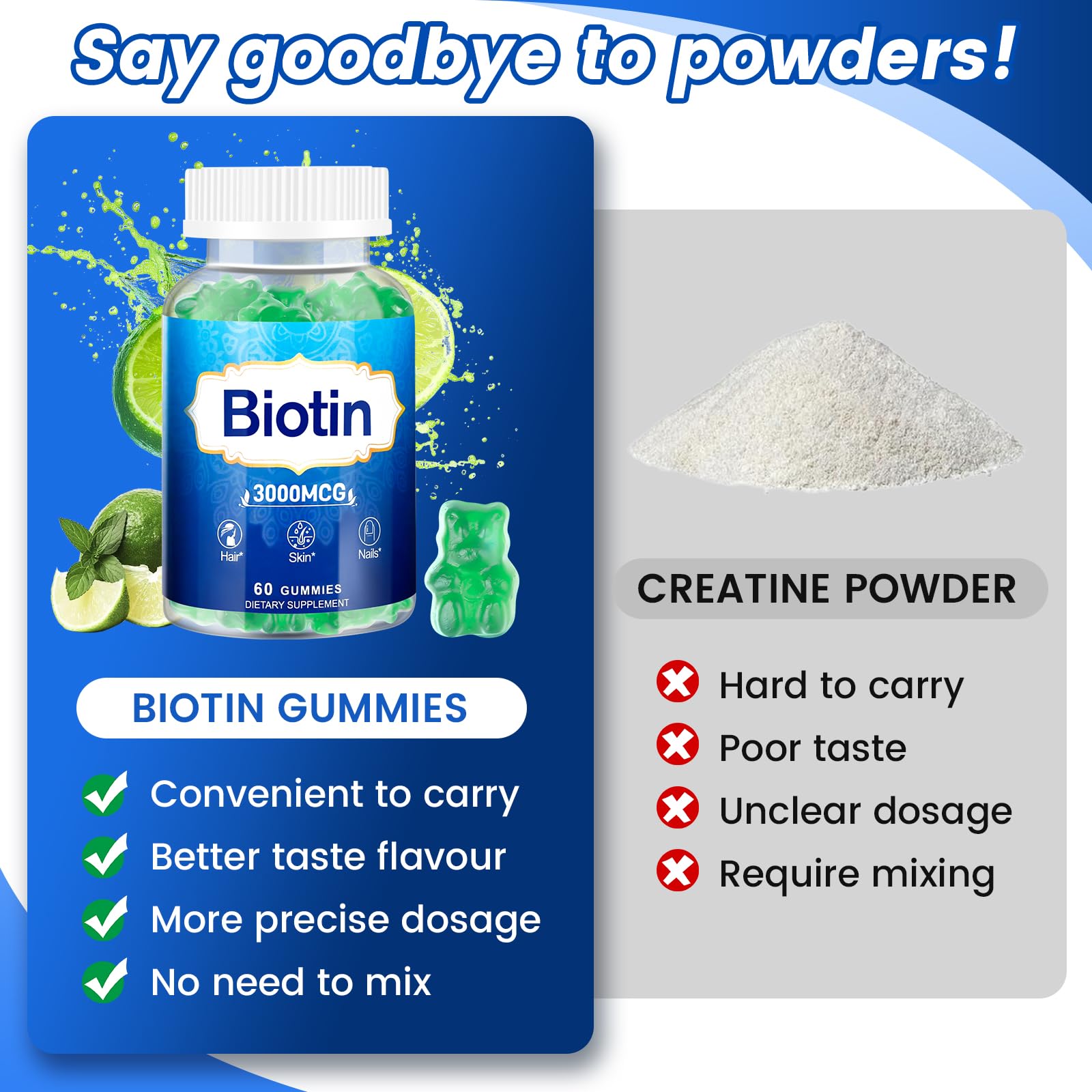support strong nails with biotin