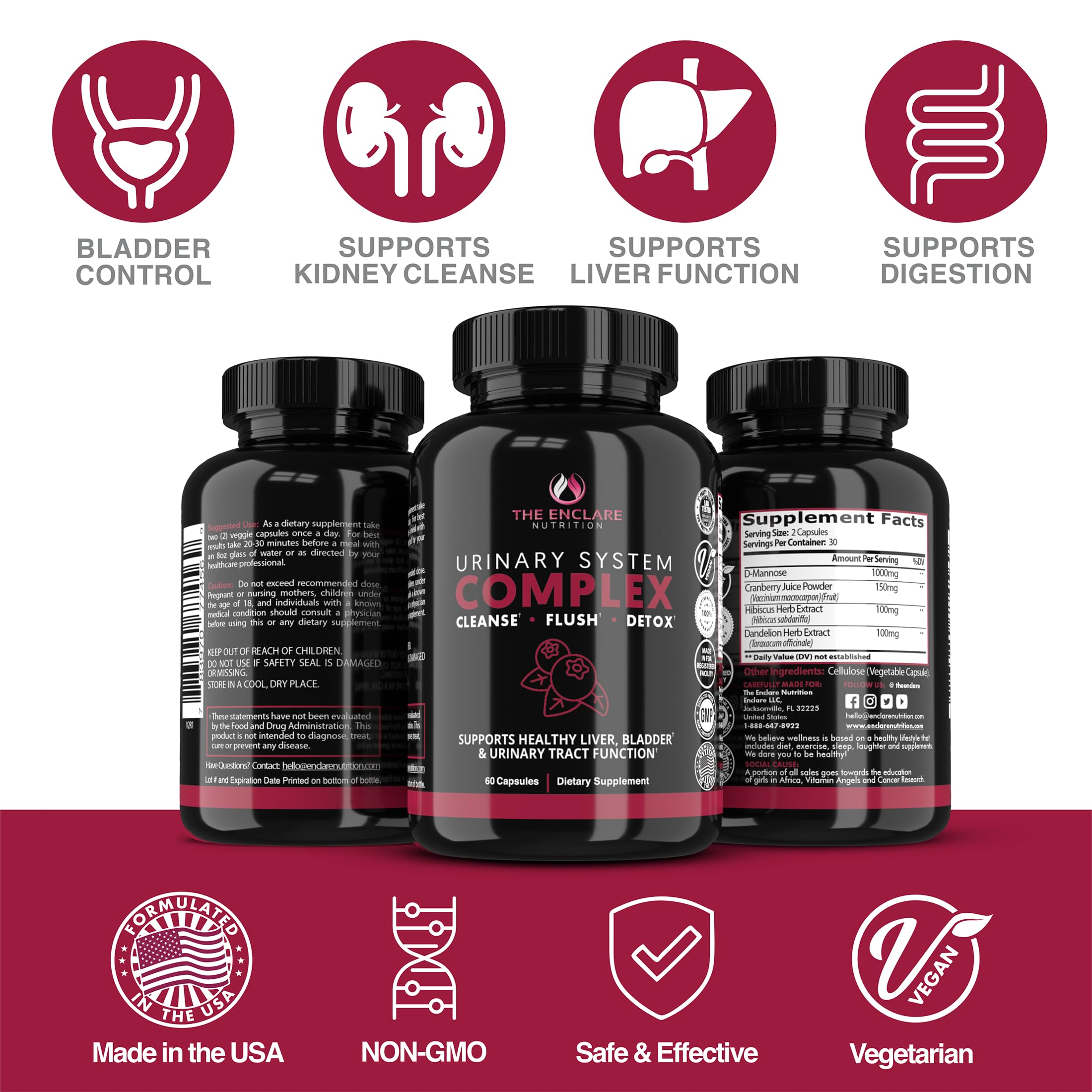 Support urinary health with herbal extracts