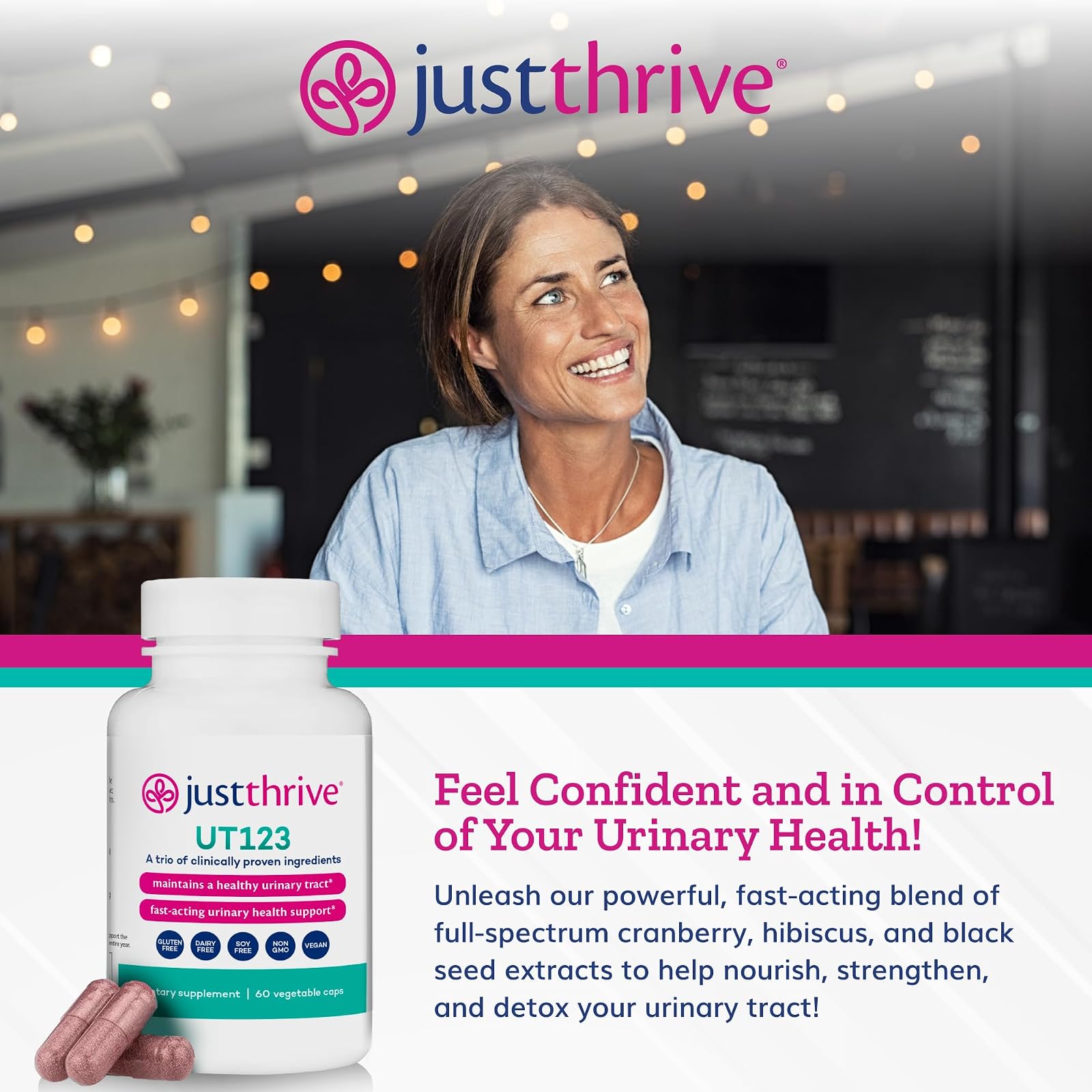 support urinary tract health with cranberries