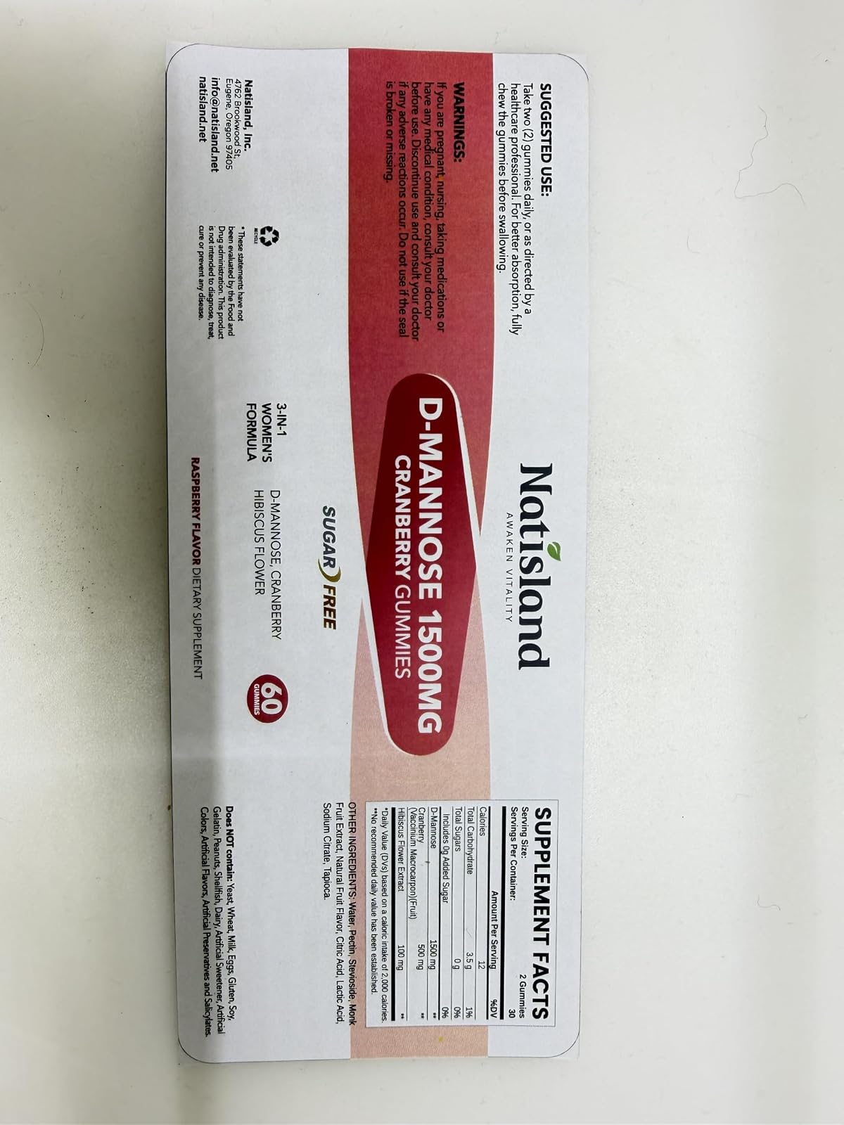 support urinary tract health with D Mannose