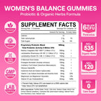 Support vaginal flora with gummies