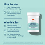 support vaginal flora with probiotics
