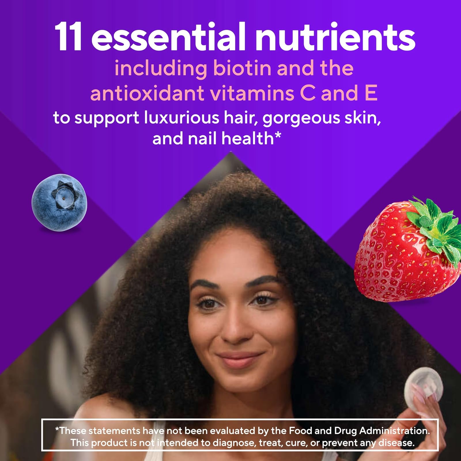 support vibrant hair growth with biotin