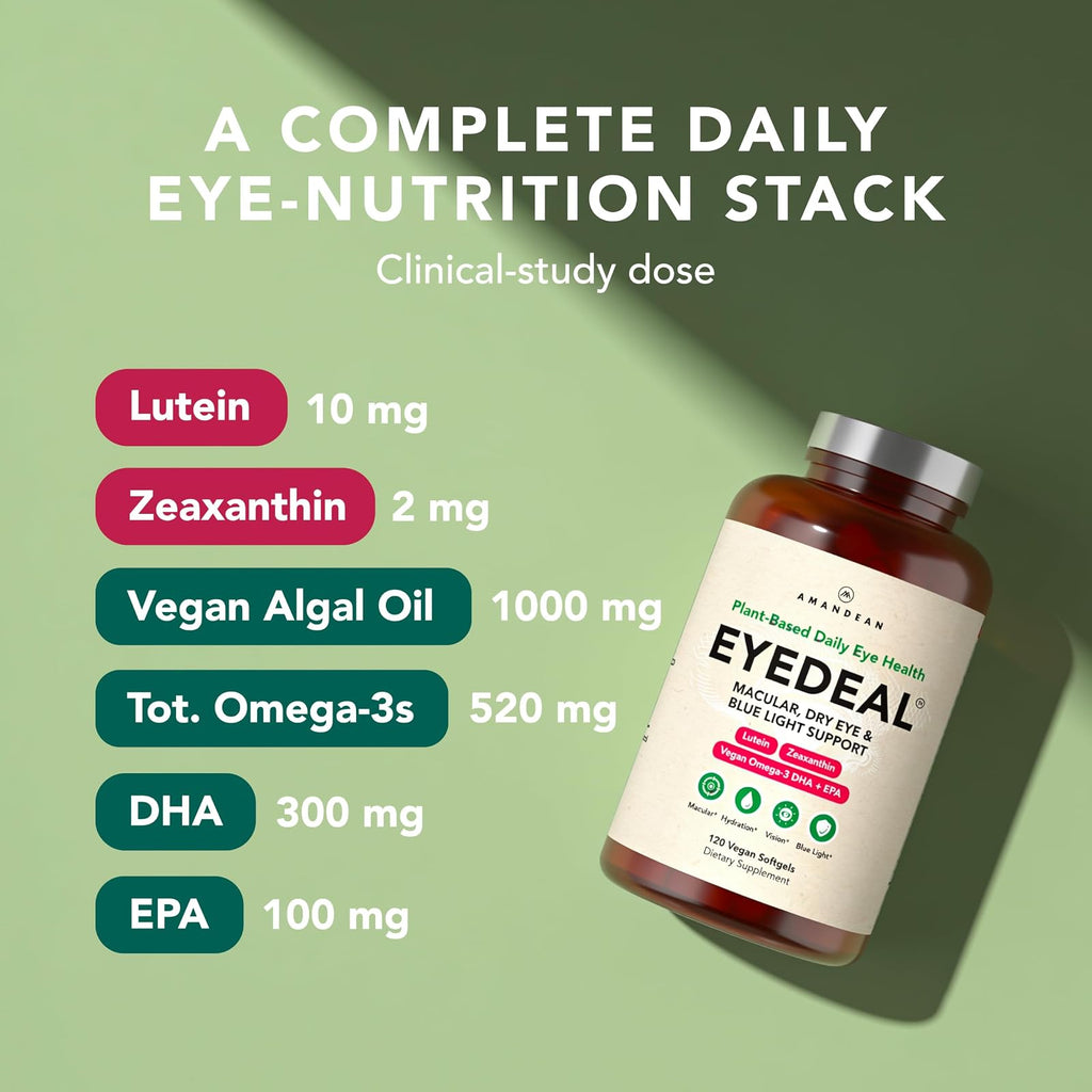 support vision with AMANDEAN supplements