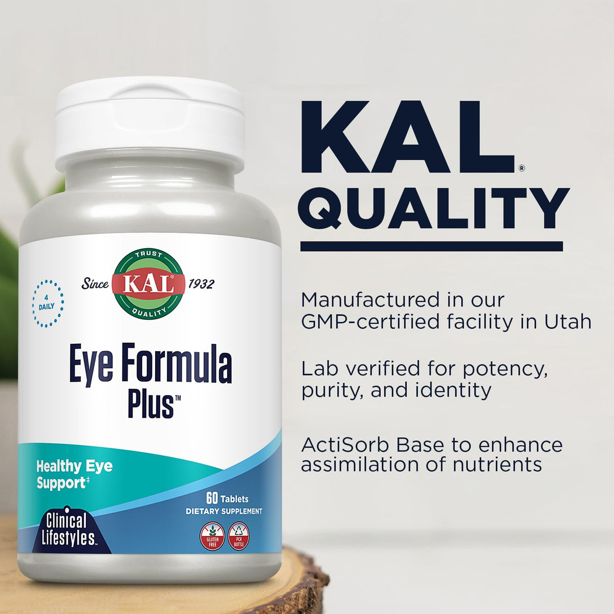 Support vision with KAL vitamins