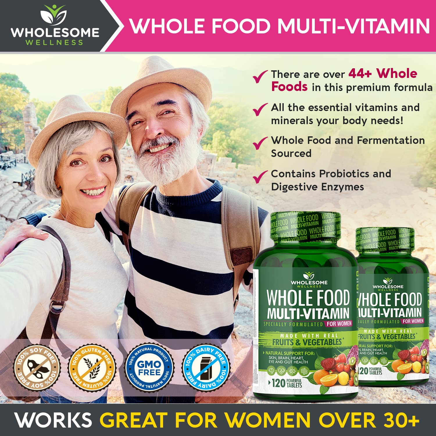 support women's health with vitamins