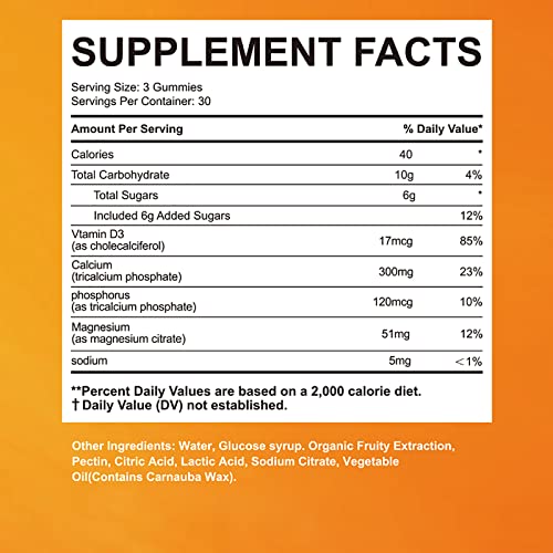 support your bones with calcium gummies