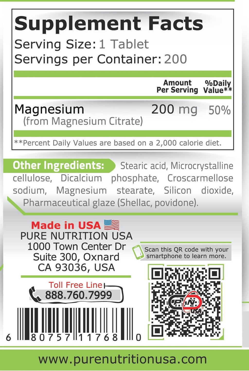 Support your bones with magnesium citrate