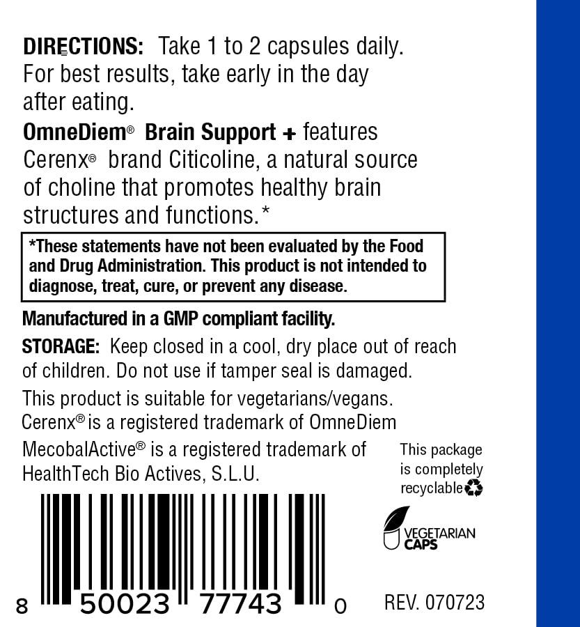 support your focus with Omne Diem Brain