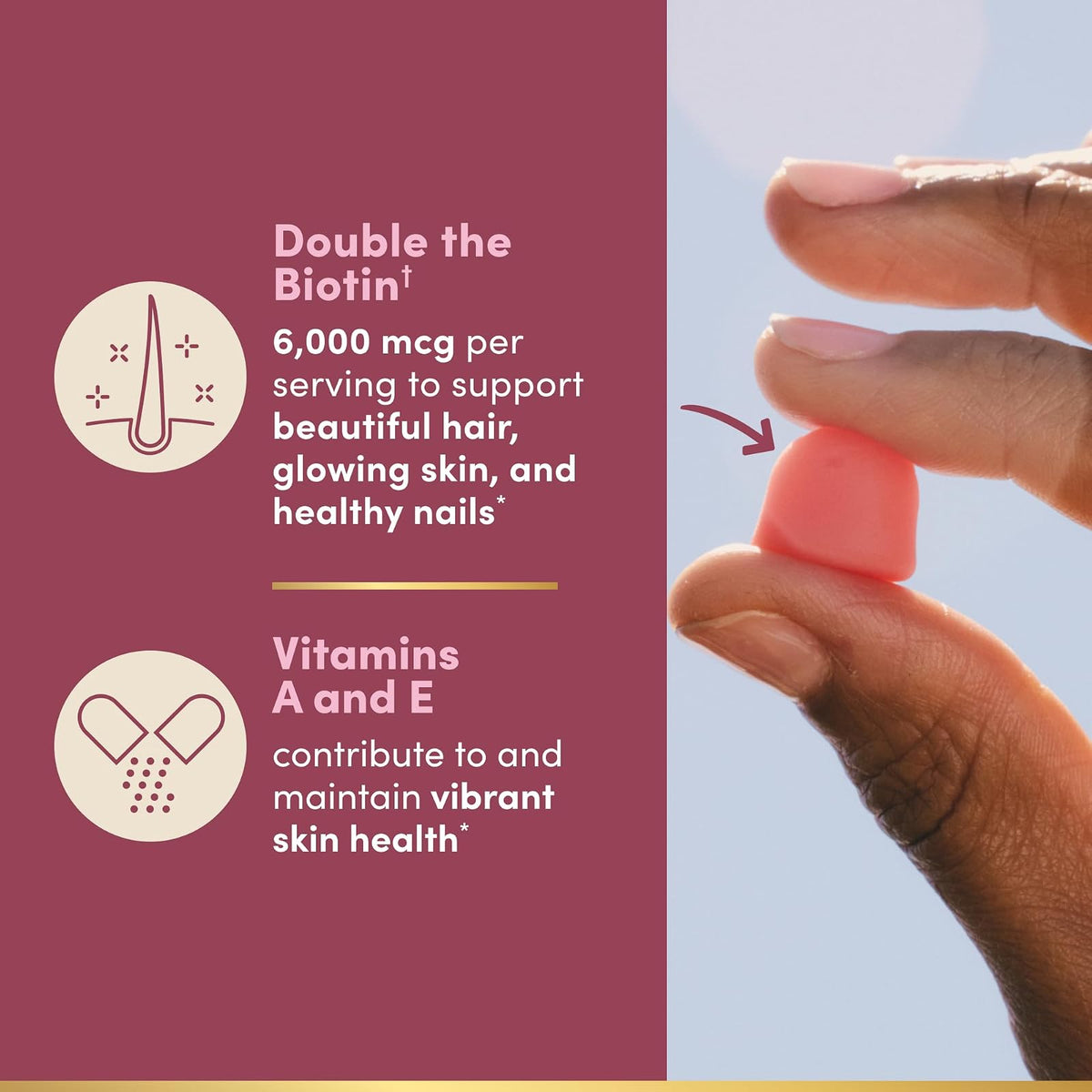 support your hair skin & nails