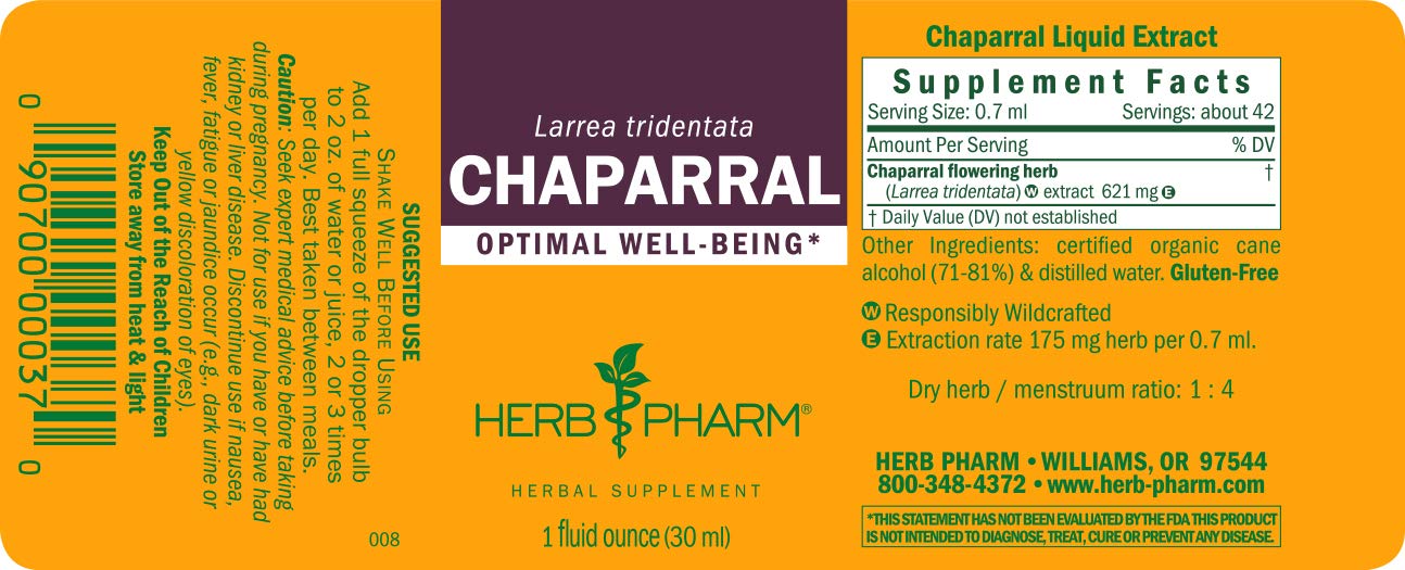 support your health with chaparral