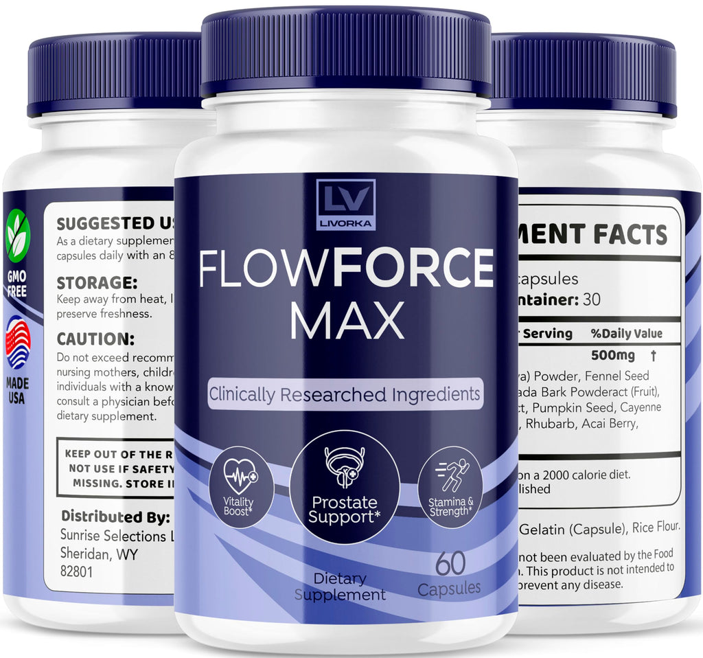 support your health with Flow Force Max
