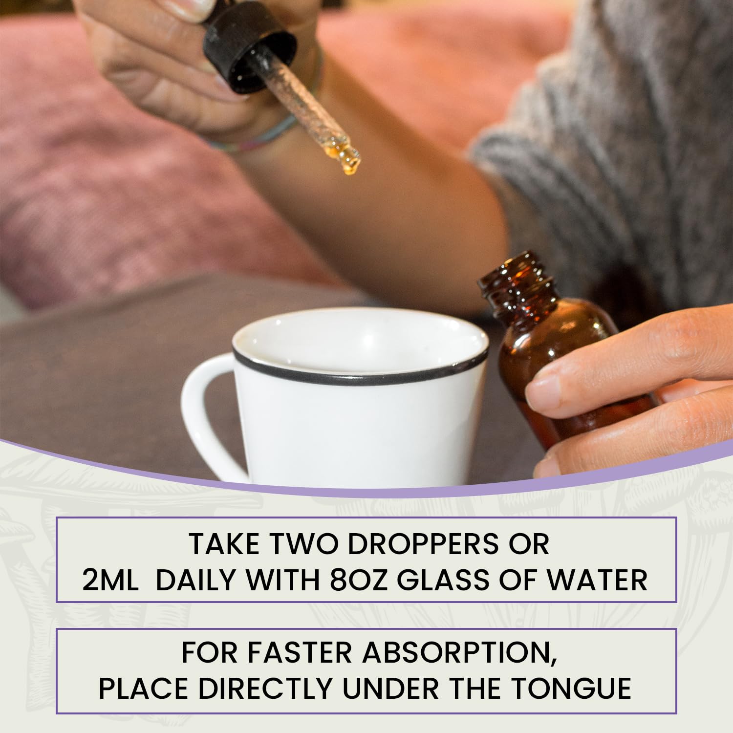 Support your health with mushroom elixir