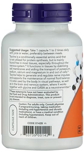 support your health with taurine supplements