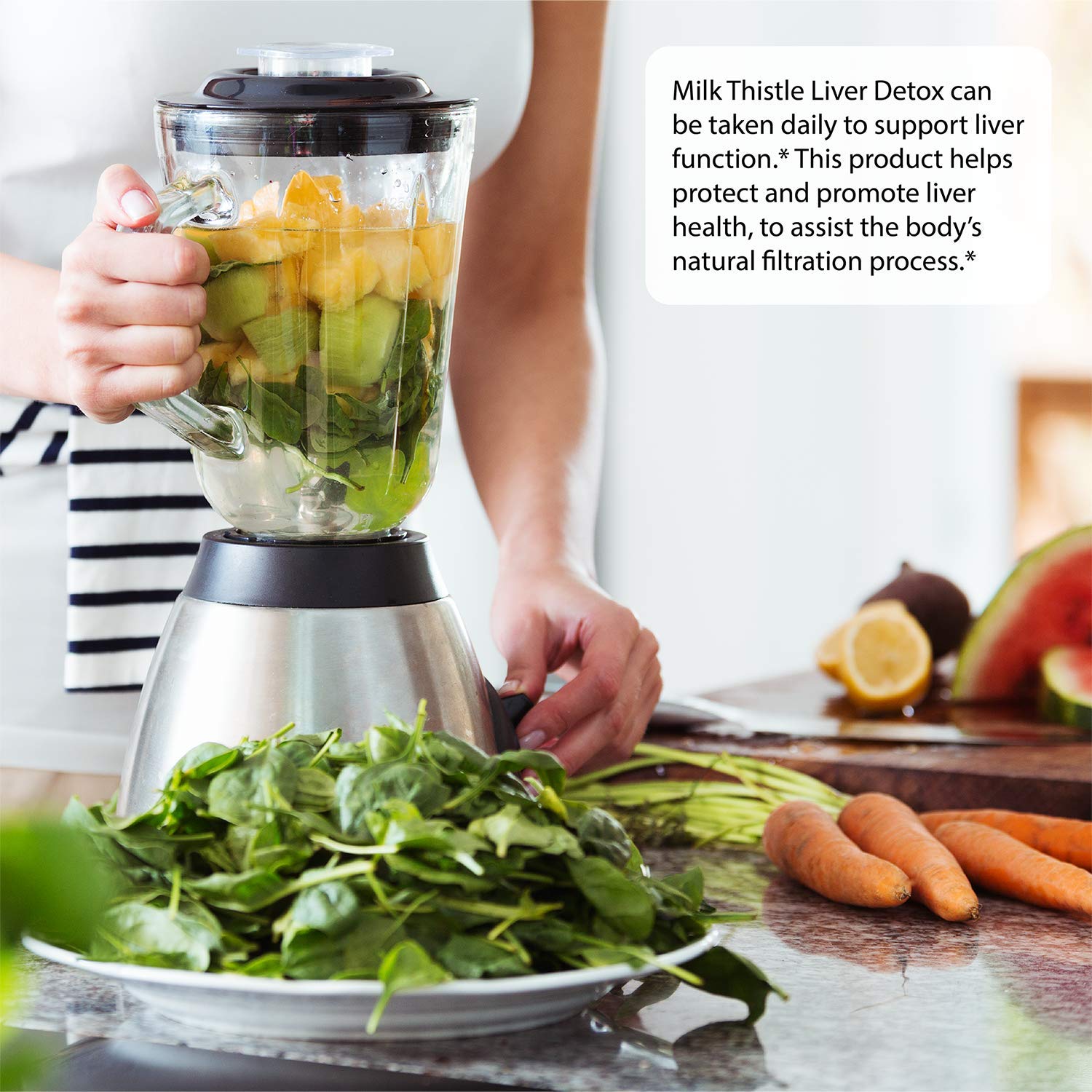 support your liver with milk thistle