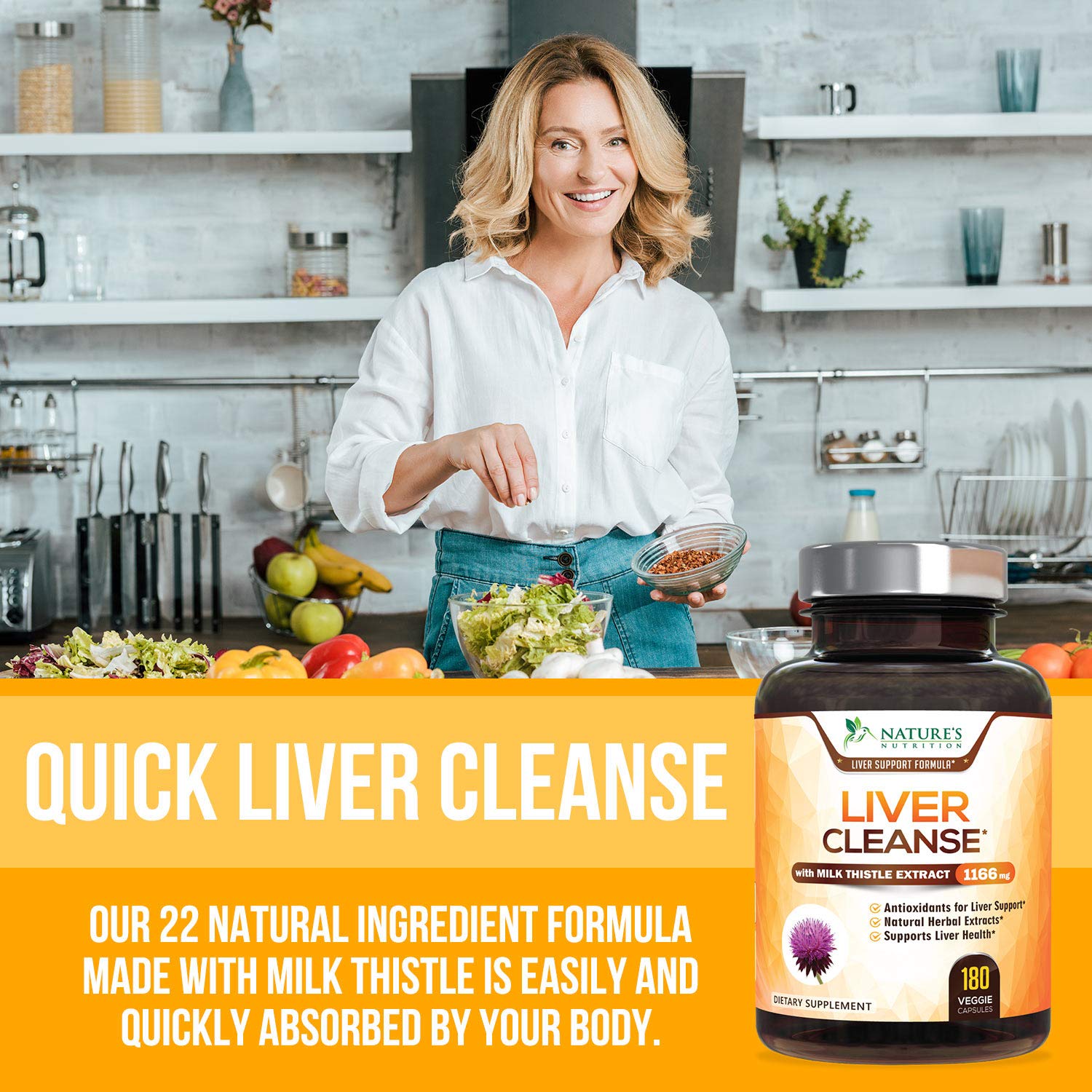 support your liver with milk thistle