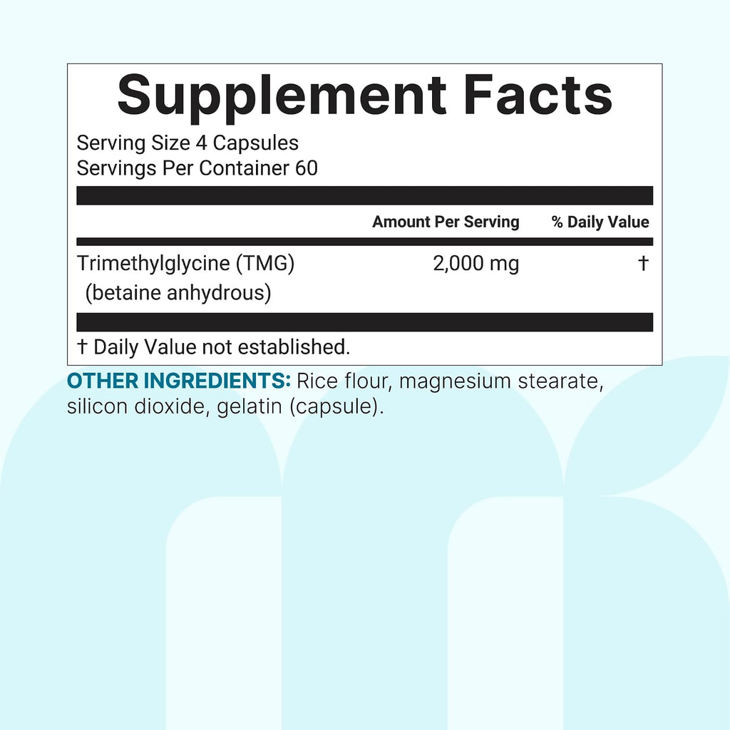 support your mood with TMG capsules