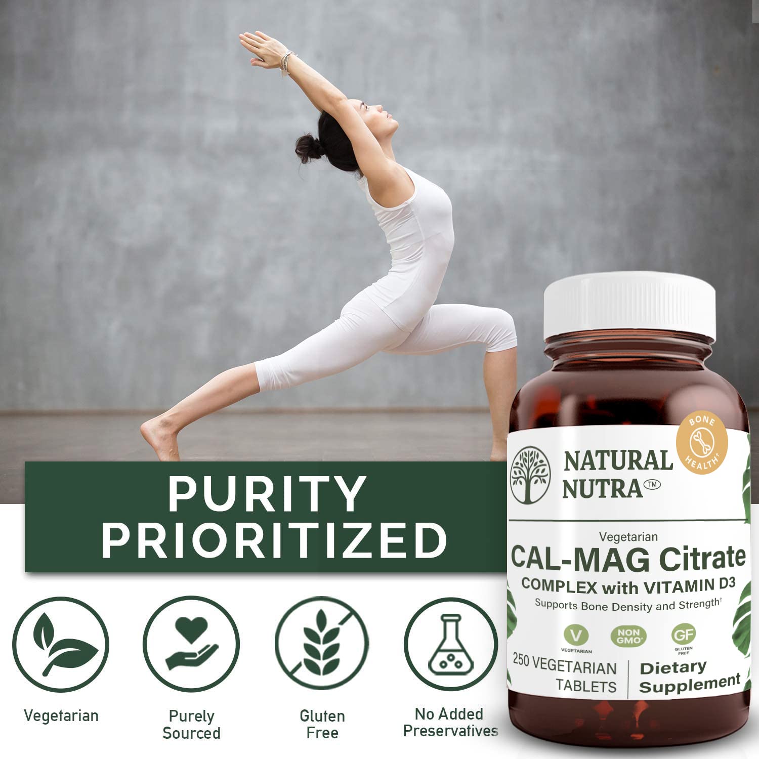 support your muscle function with calcium