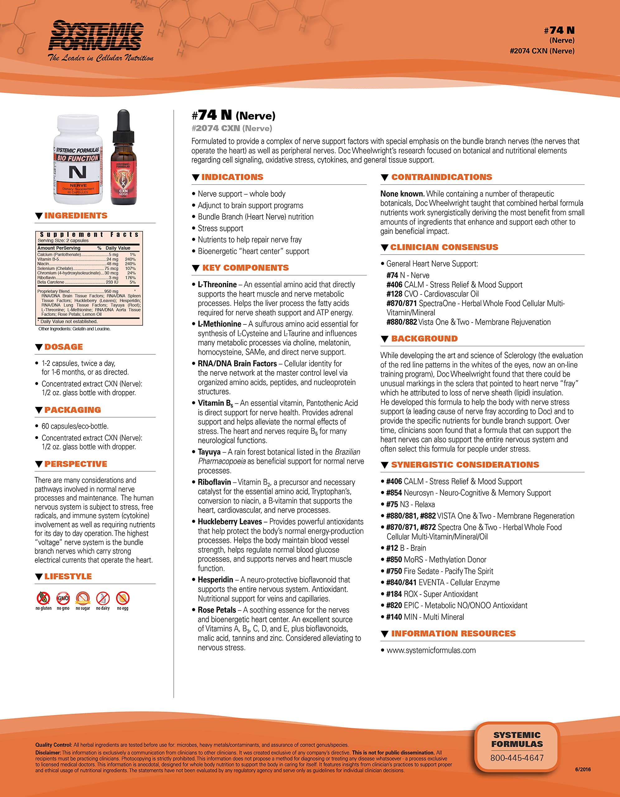 support your nervous system with blended vitamins