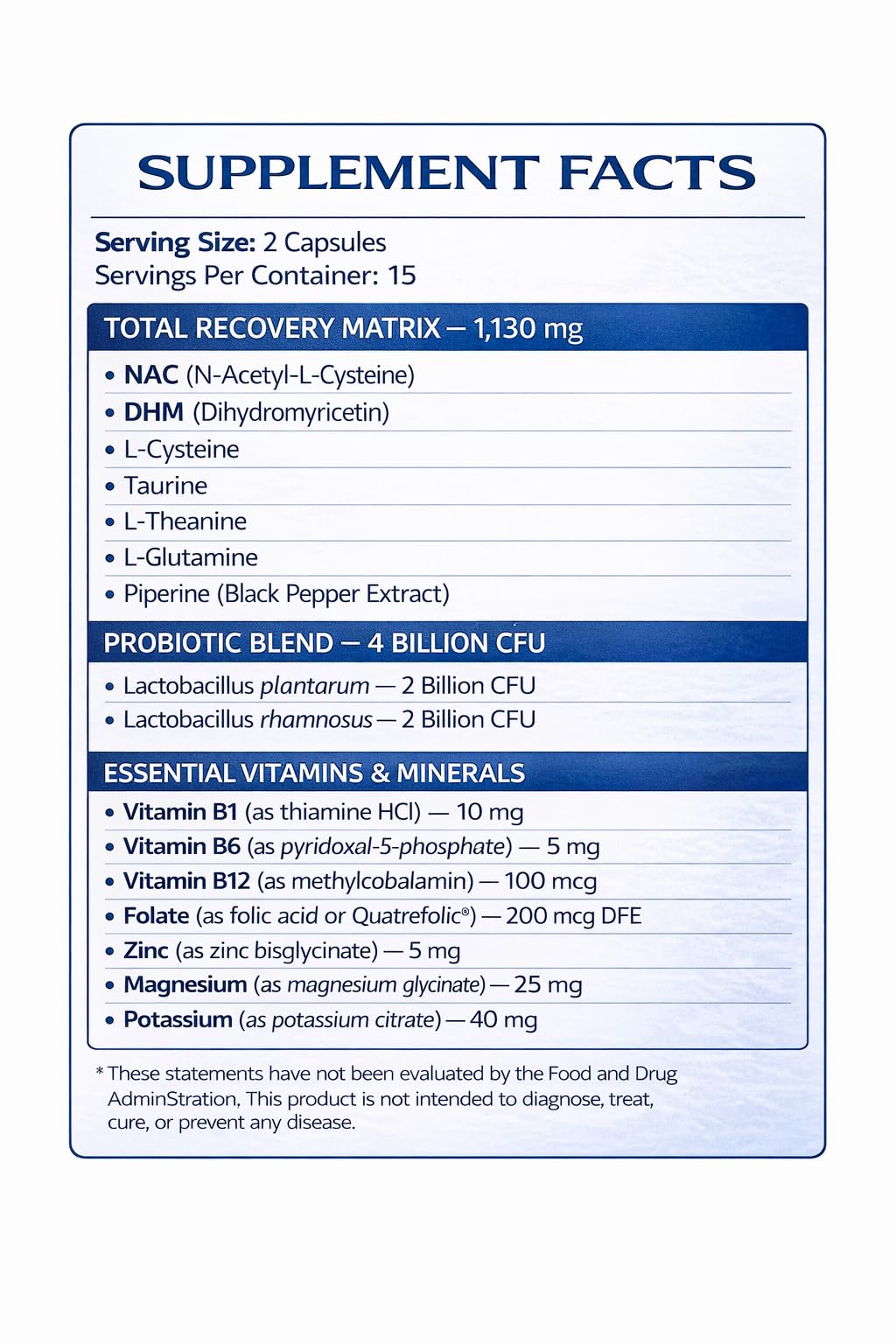 support your night out with vitamins