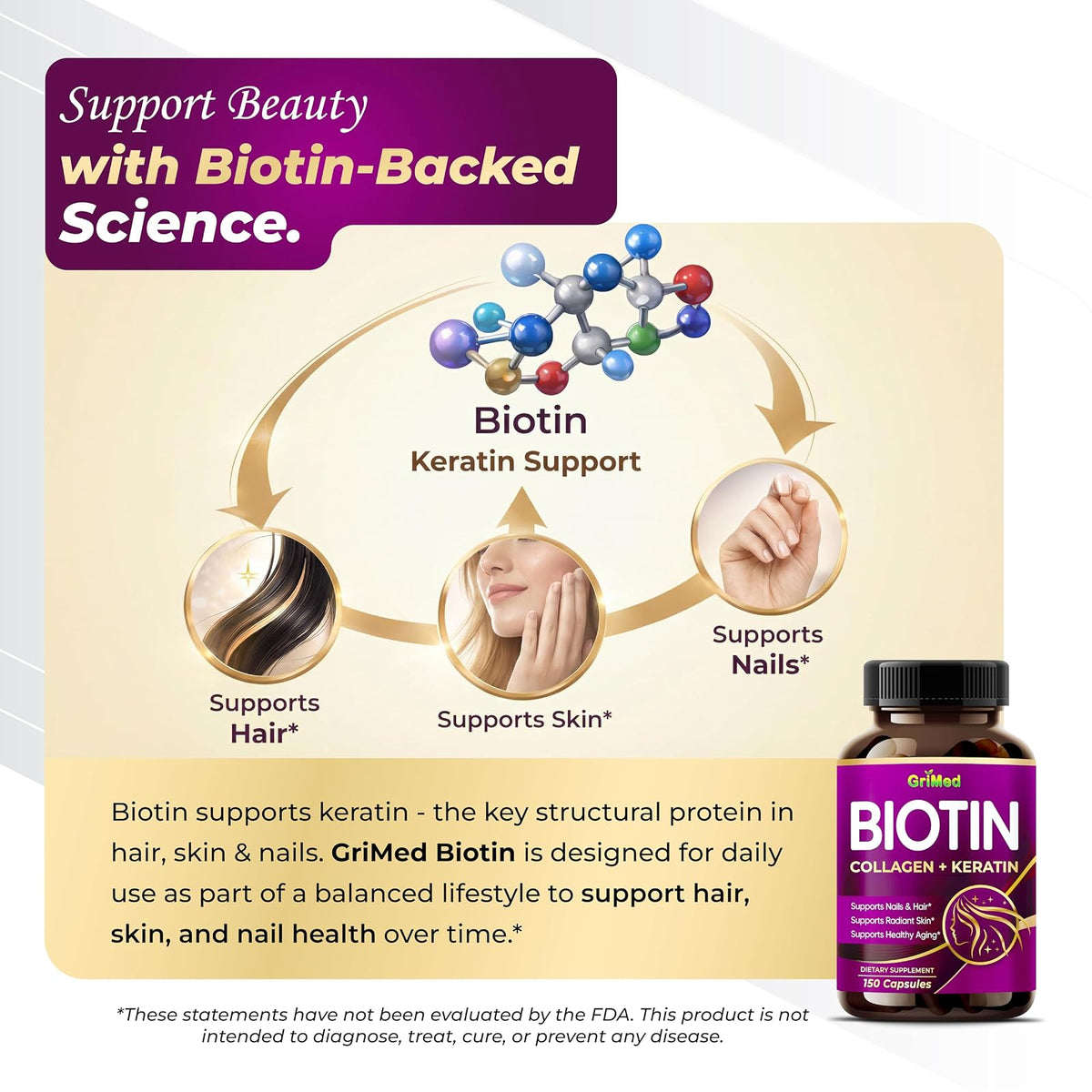 support your skin with biotin