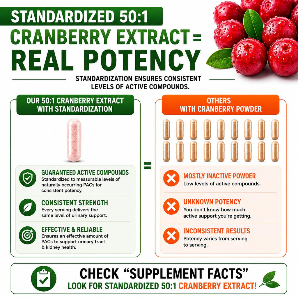 support your urinary system with cranberry