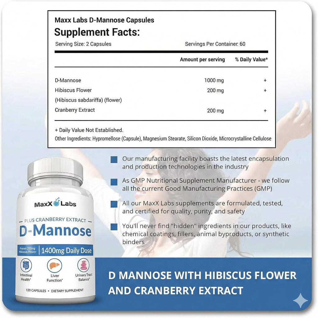 Support your urinary tract with D-Mannose