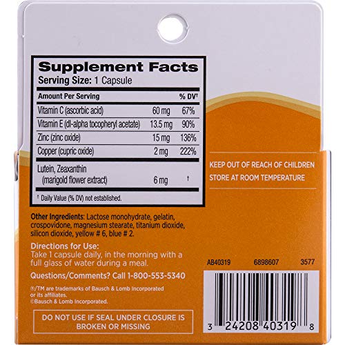 support your vision with blended supplements